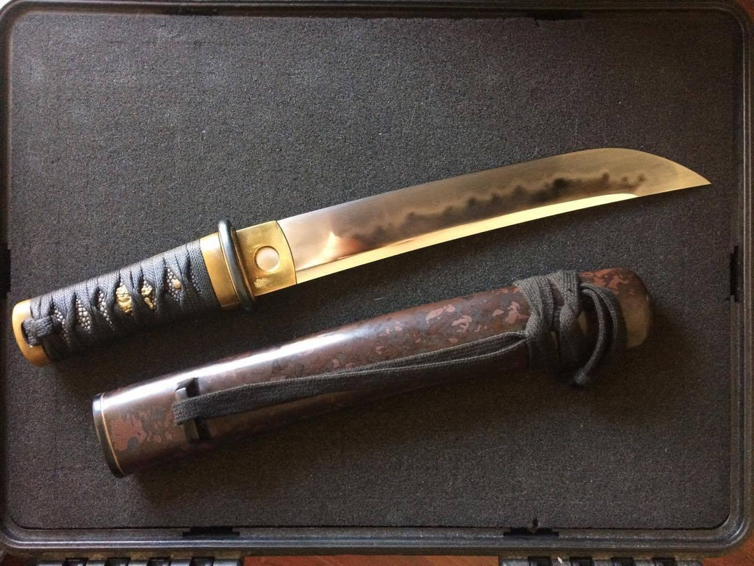Japanese Shobu Tanto. Hand Forged Japanese Tanto blade. Handmade blade – Siam Blades