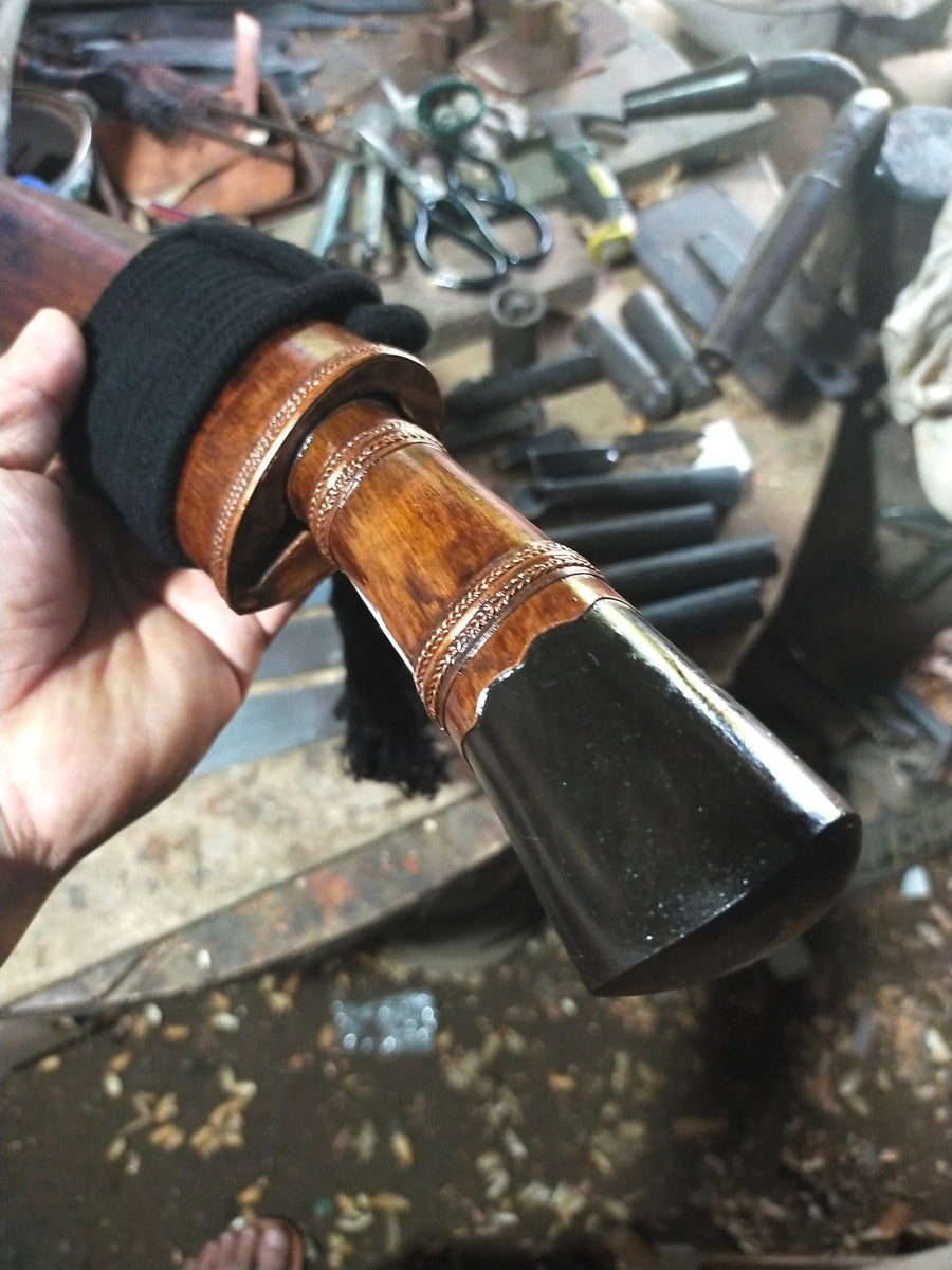 Hand Forged Ceremonial Thai Dhab Knife based on Thailand's Dha blades ...