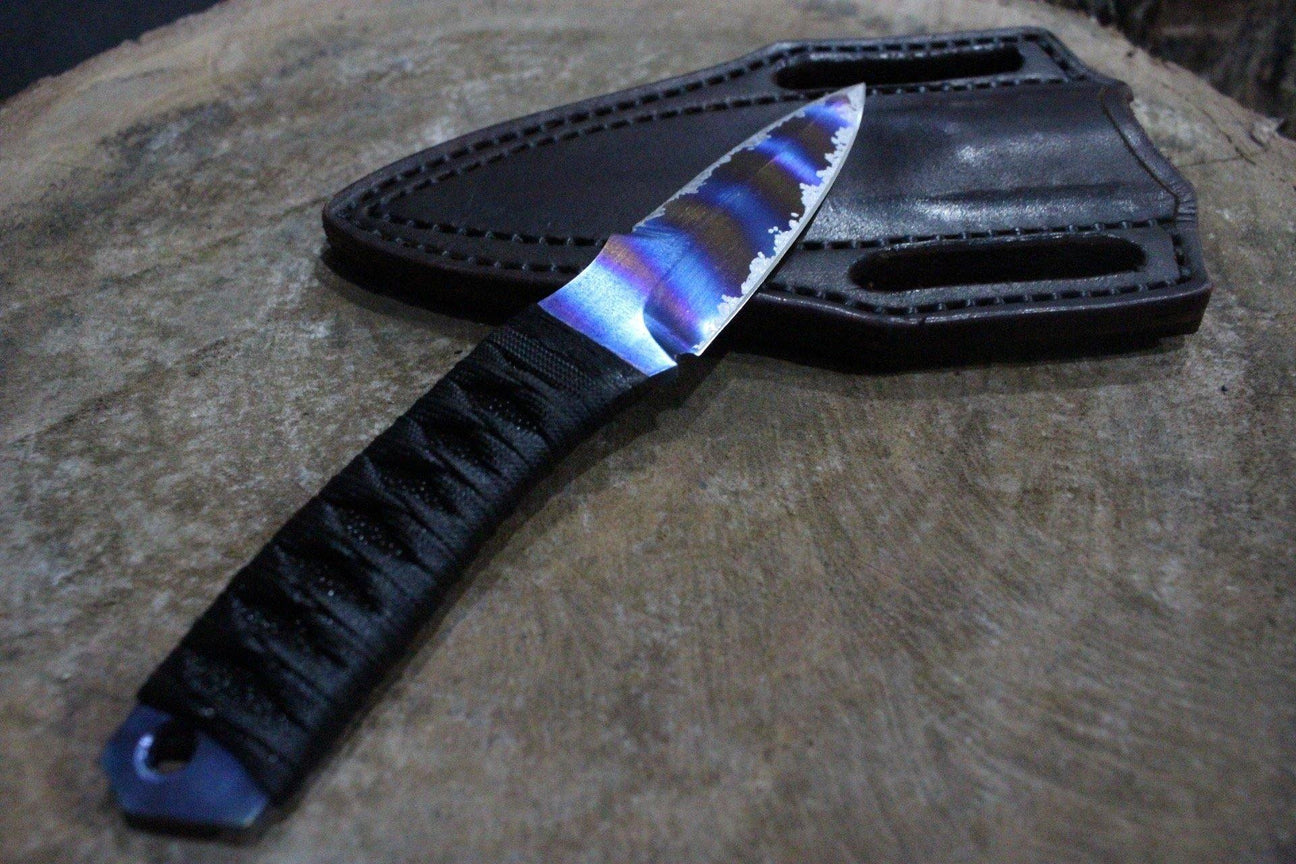 Double Edged Titanium EDC Dagger, Boot Dagger, Titanium Custom Knife ...