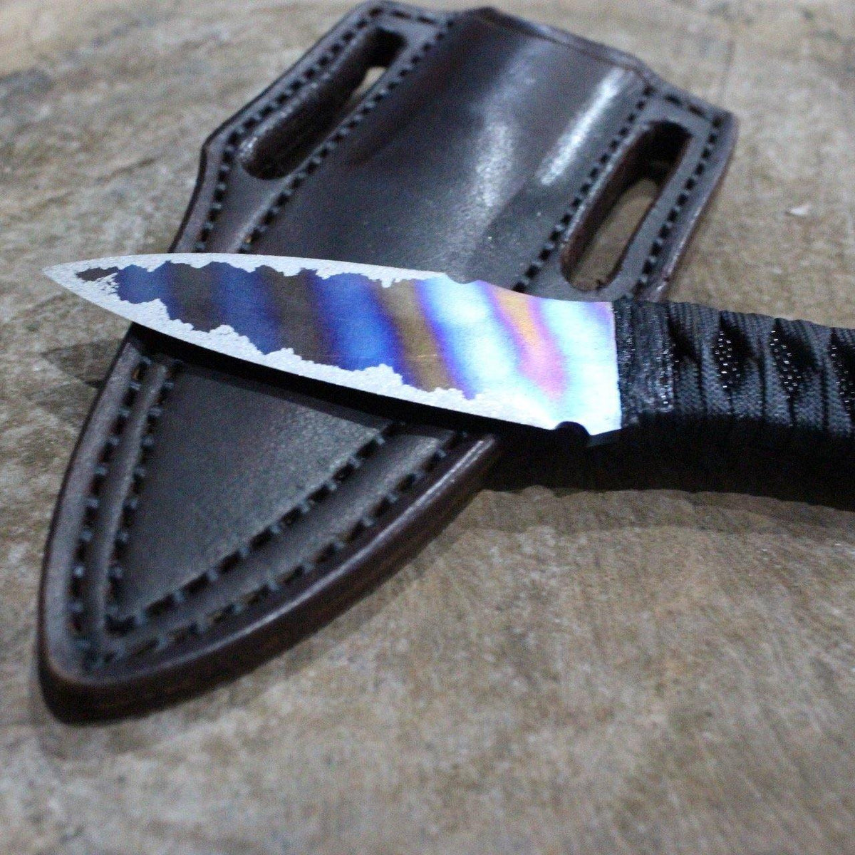 Double Edged Titanium EDC Dagger, Boot Dagger, Titanium Custom Knife ...