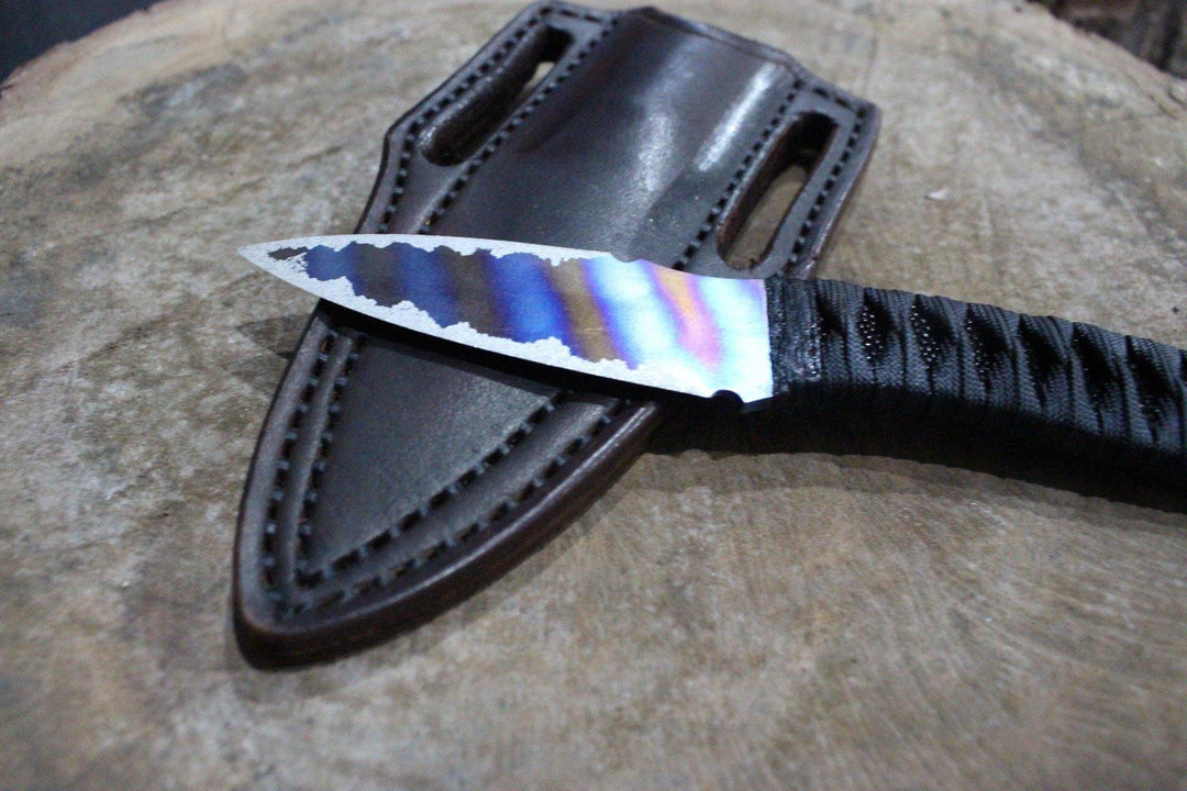 Double Edged Titanium EDC Dagger, Boot Dagger, Titanium Custom Knife ...