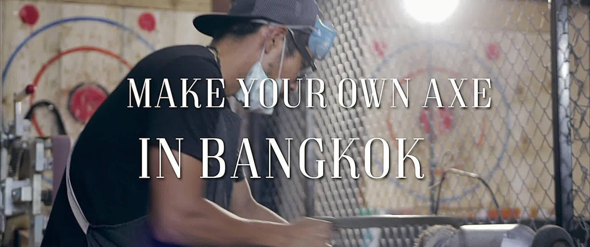 Bangkok Axe Making Class: Forge your own Axe in BKK Thailand Ladprao ...