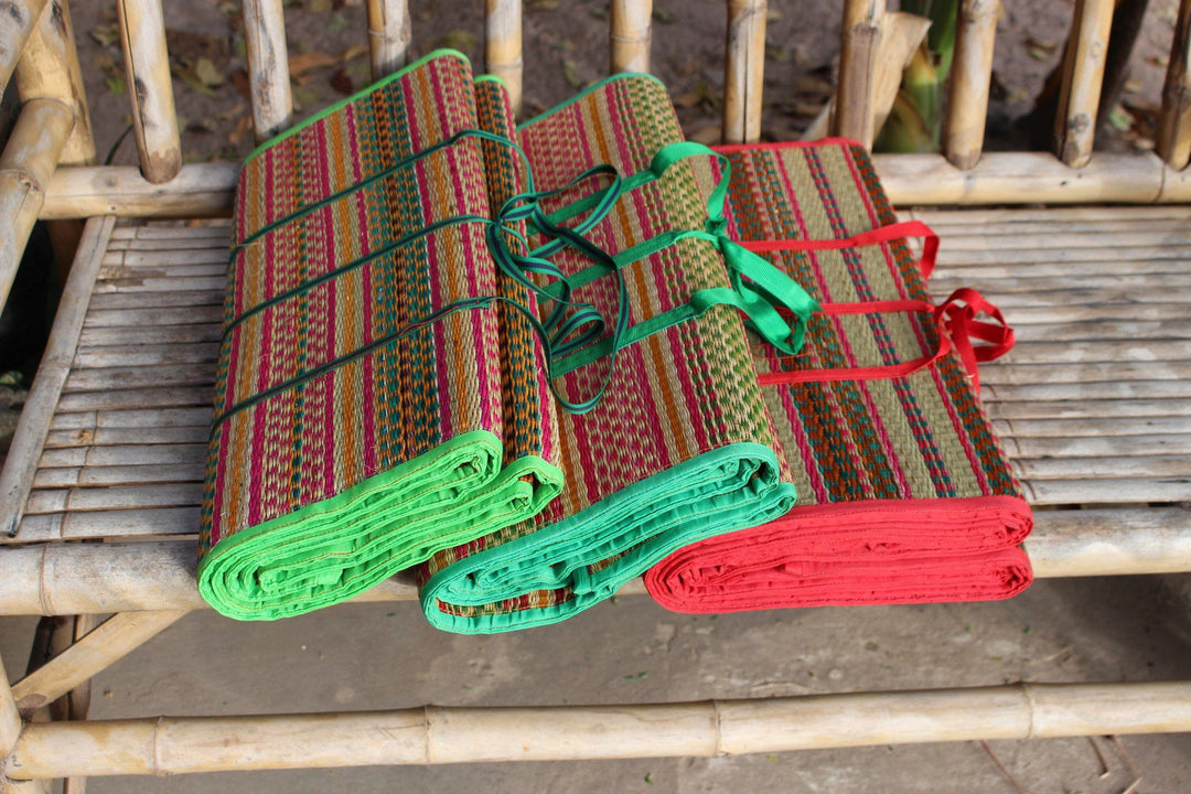 Handmade Thai Rattan Reed Mat Made in Thailand, Thai Yoga Beach Mats ...