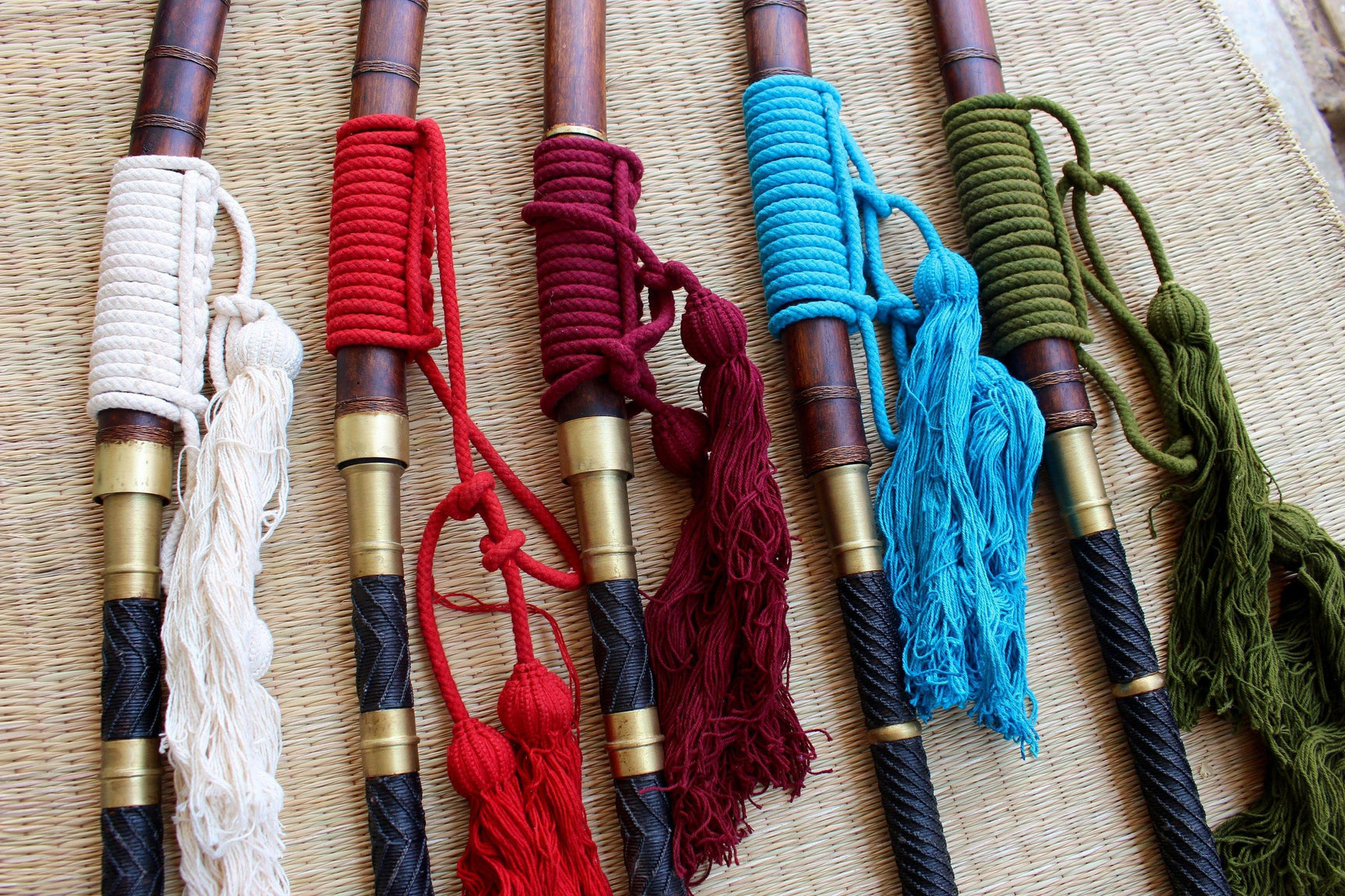 Hand Braided Thai Dhab Shoulder Sling Rope - Hand Weaved Thai Rope ...