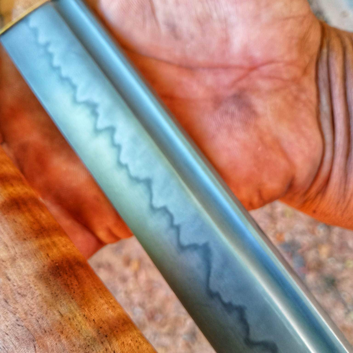 Japanese Style Thai Tanto, Clay Tempering Hamon, Tanto Knife Design, F ...